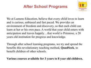 Lumens Kemps corner | PPT