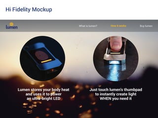 Lumen Website Design | PDF