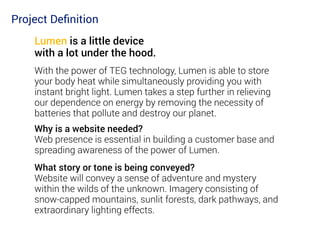 Lumen Website Design | PDF