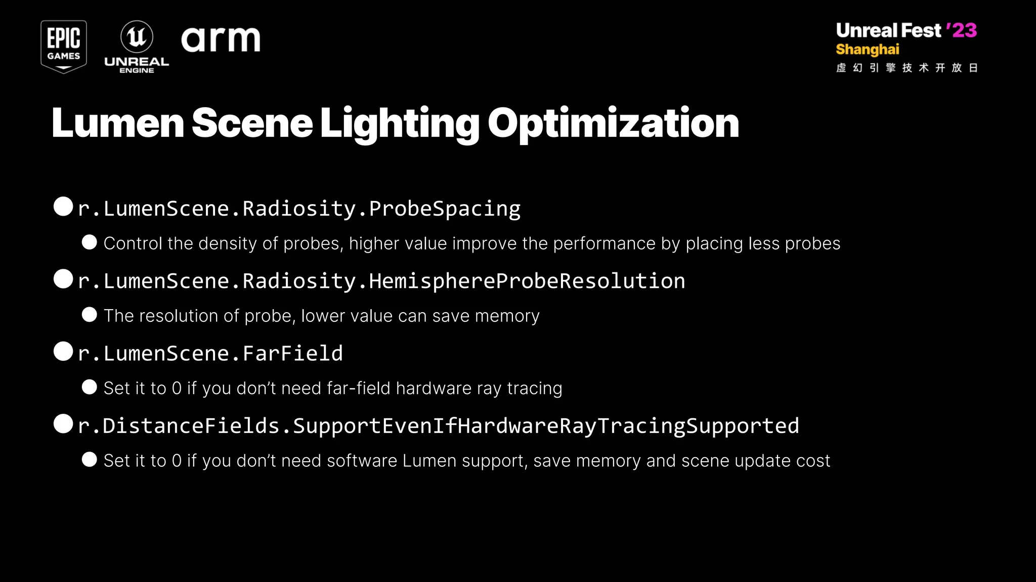 Unreal Fest 2023 - Lumen with Immortalis | PPTX