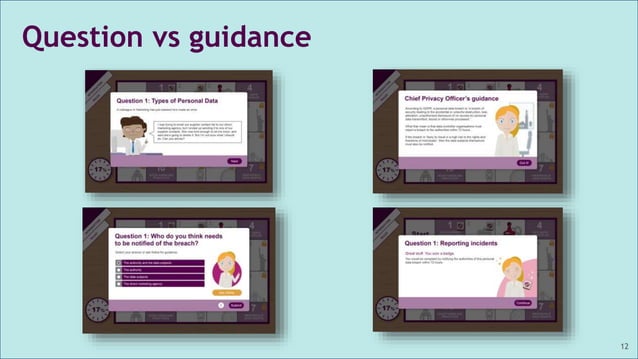 GDPR game framework from Lumesse Learning | PPT