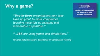 GDPR game framework from Lumesse Learning | PPT