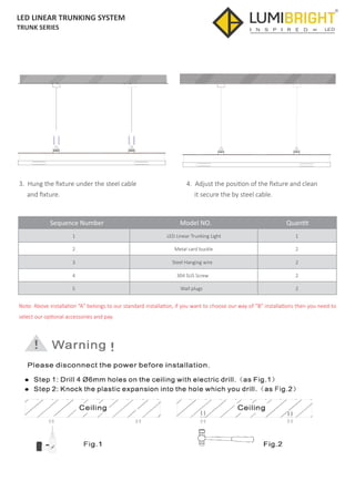 Lumibright linear light | PDF