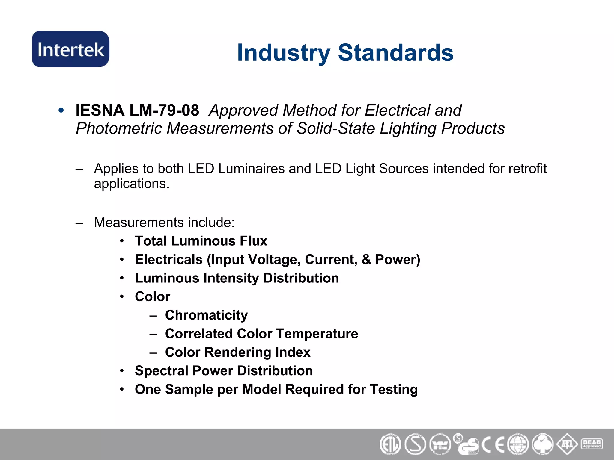 Luminaire Photometry External[1] | PPT