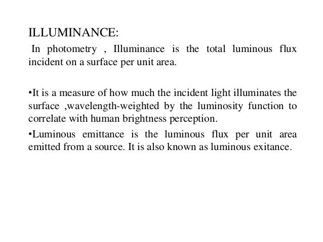 Luminance