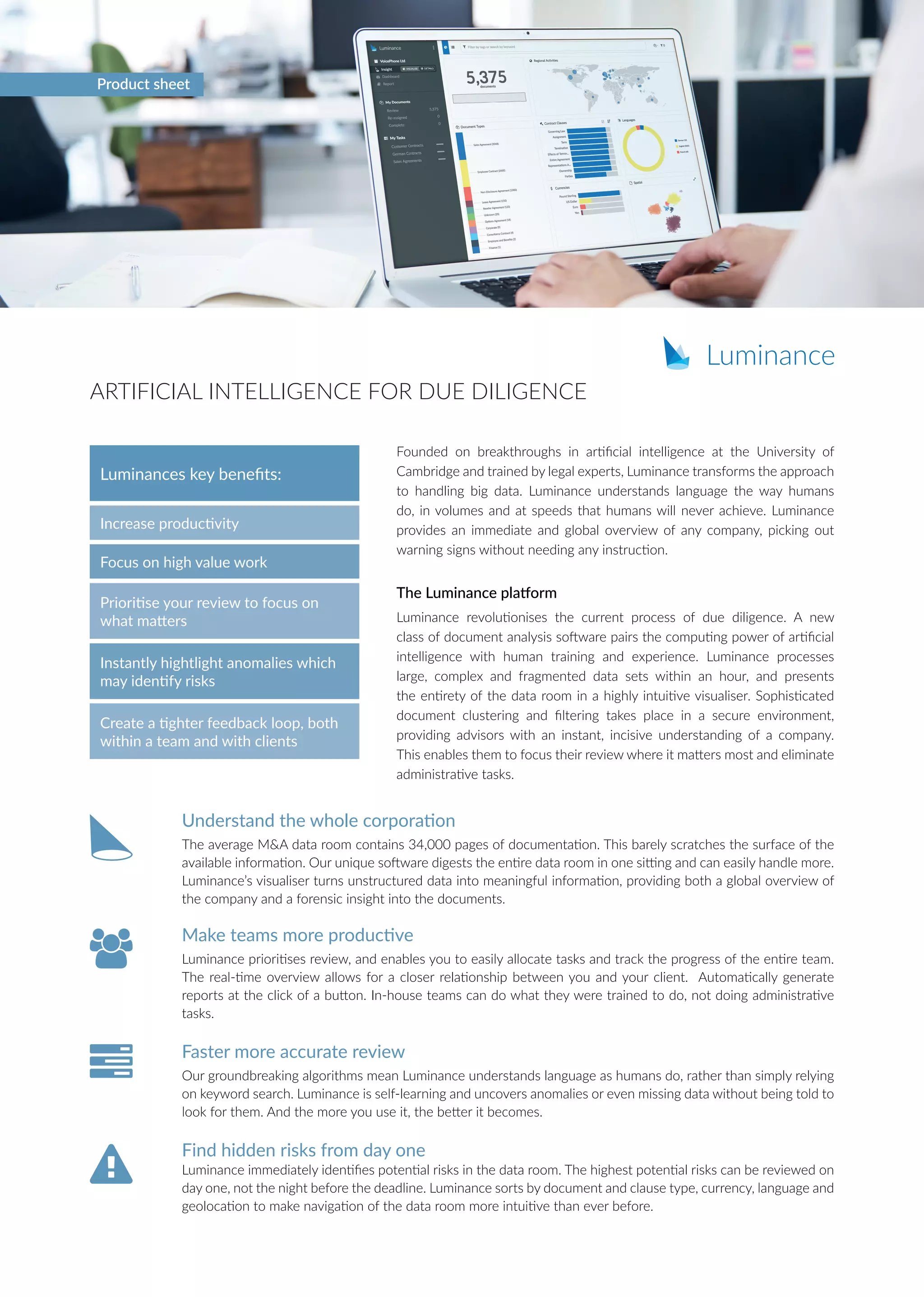Luminance for M&A Due Diligence | PDF