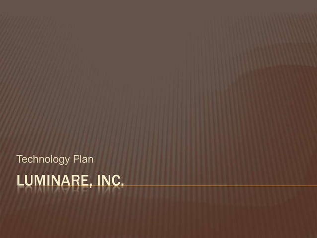 Luminare, inc | PPT