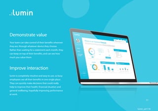 lumin - employee benefits software from Broadstone | PPT