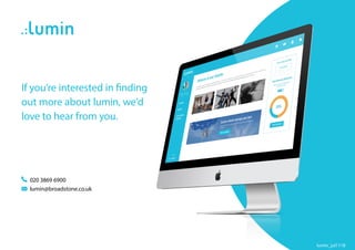 lumin - employee benefits software from Broadstone | PPT