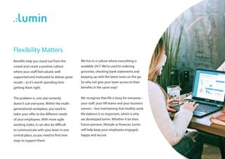 lumin - employee benefits software from Broadstone | PPT