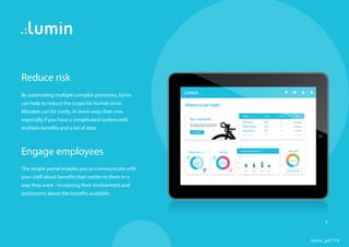 lumin - employee benefits software from Broadstone | PPT