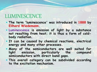 Luminescence | PPTX