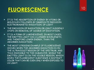 LUMINESCENCE the full process about it when | PPTX
