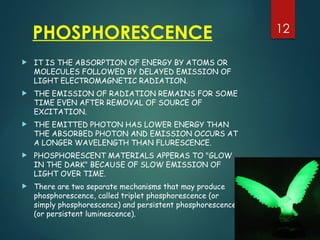 LUMINESCENCE the full process about it when | PPTX