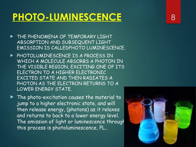 LUMINESCENCE the full process about it when | PPTX