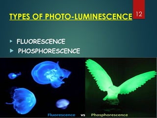 LUMINESCENCE the full process about it when | PPTX