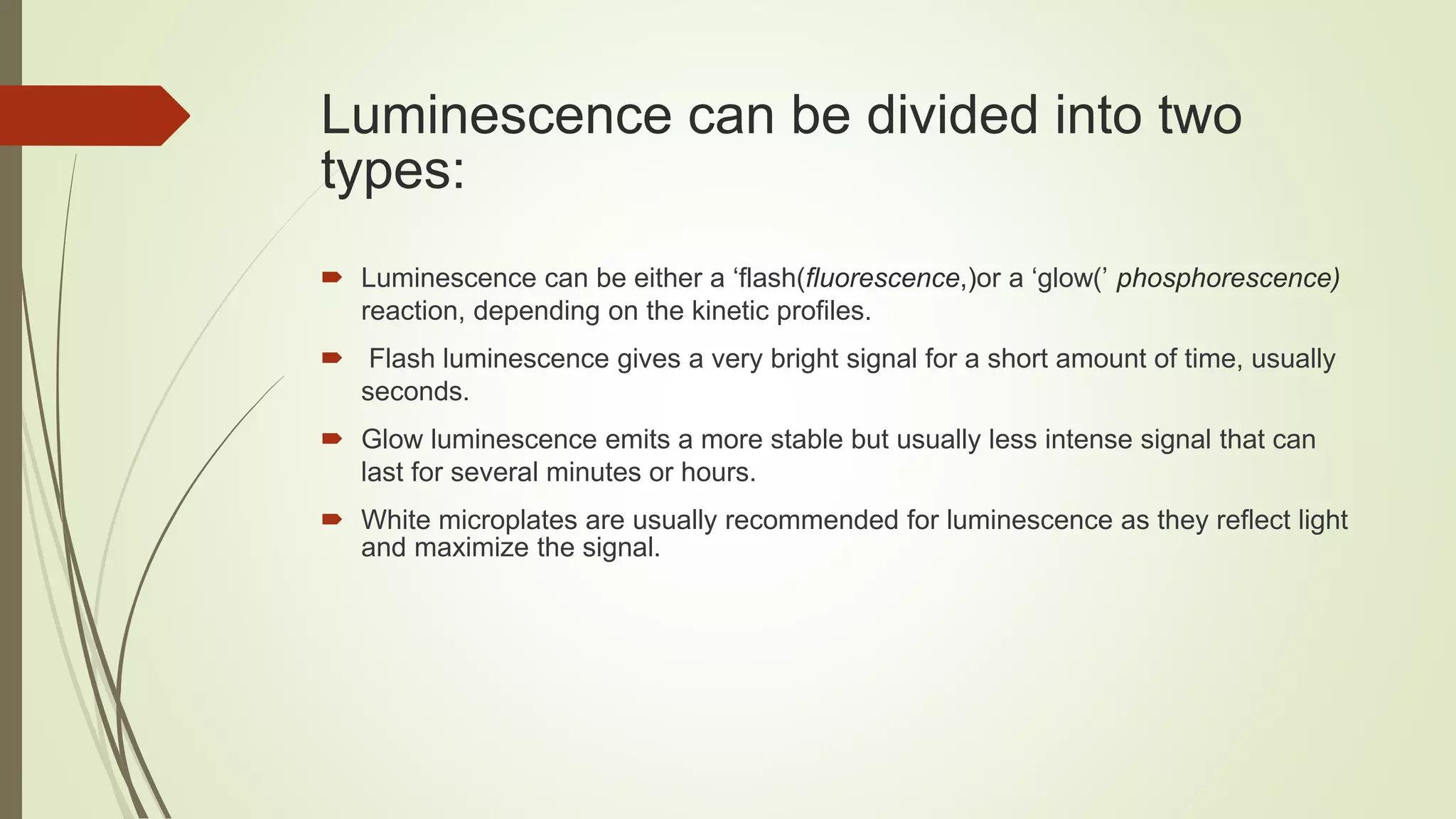 Luminescence assay | PPTX