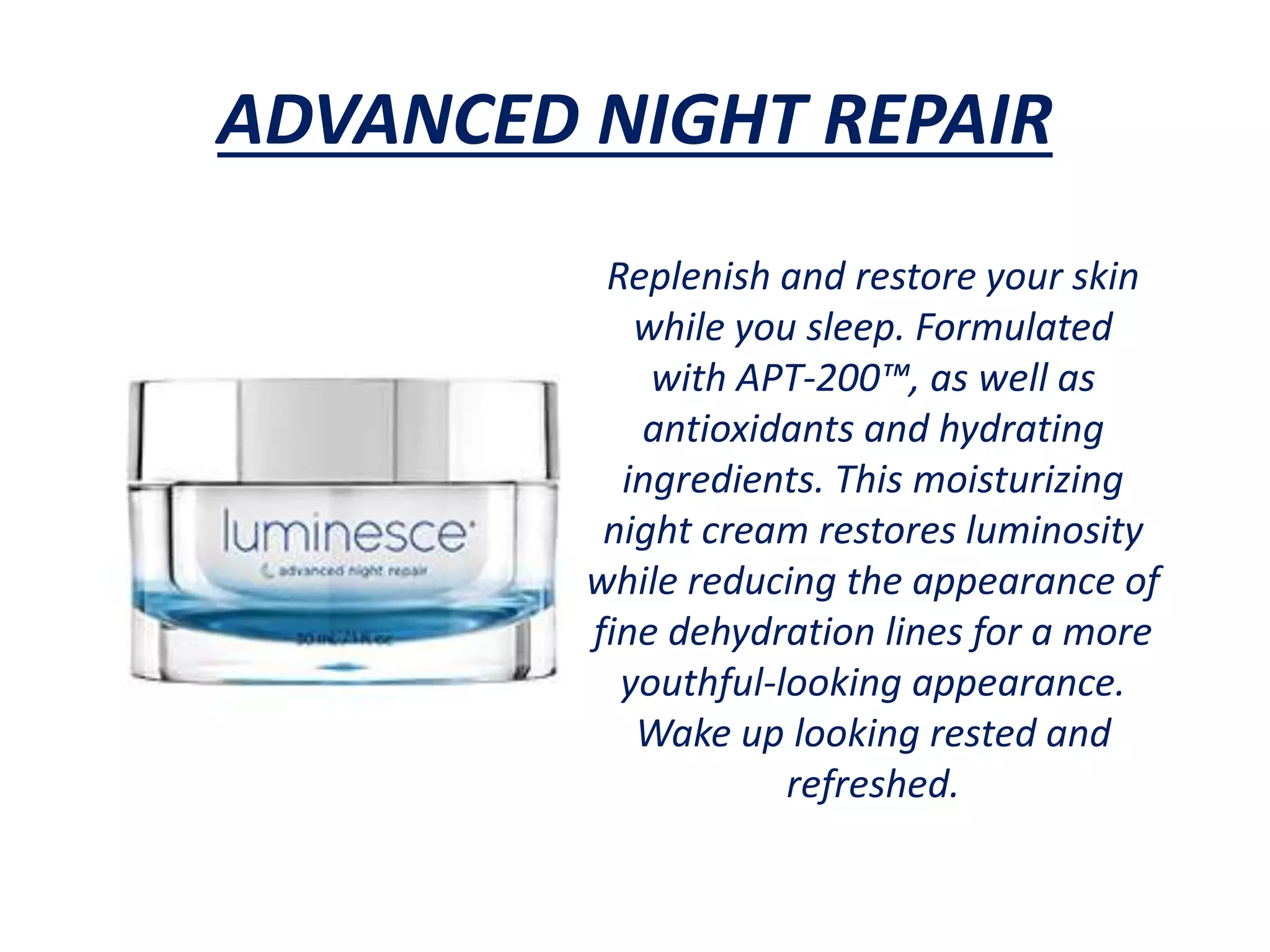 LUMINESCE SERUM | PPTX