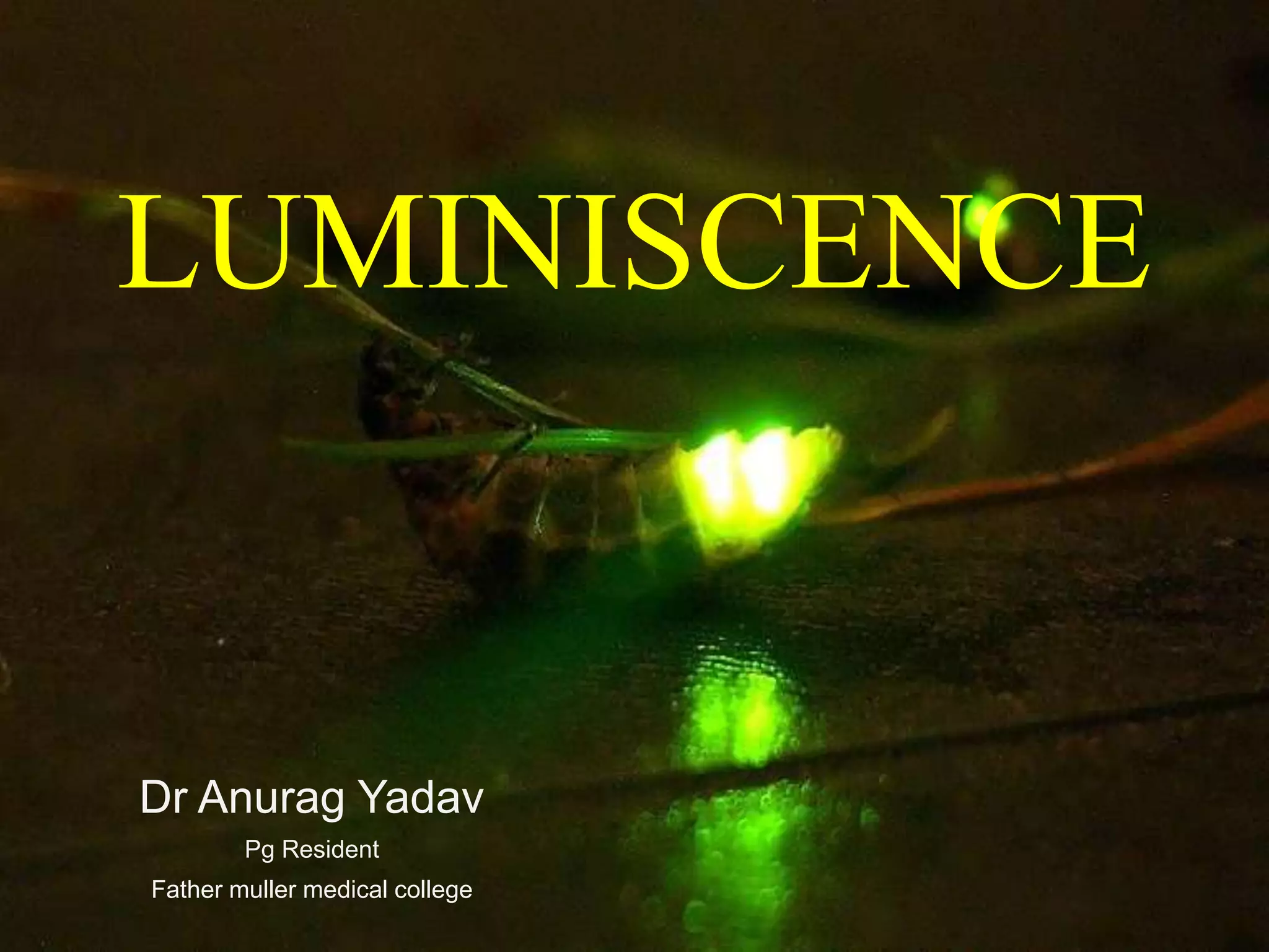electrochemiluminescence by Dr. Anurag Yadav | PPTX