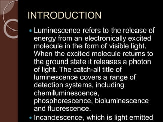 Luminoscence immunoassay | PPTX