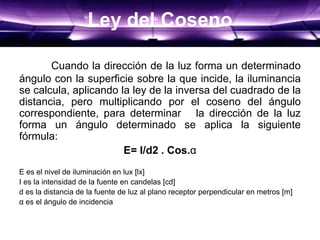 Luminotecnia electiva 6 | PPTX