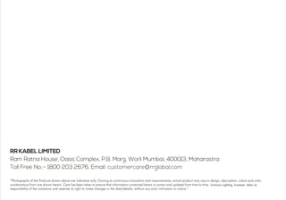 Luminous-LED-Lighting-RR-Signature-By-RR-Kabel | PPT