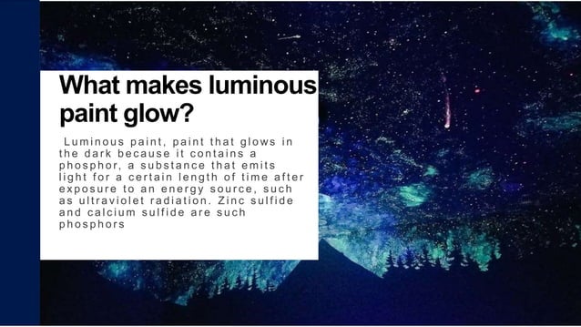 Luminous paint | PPT