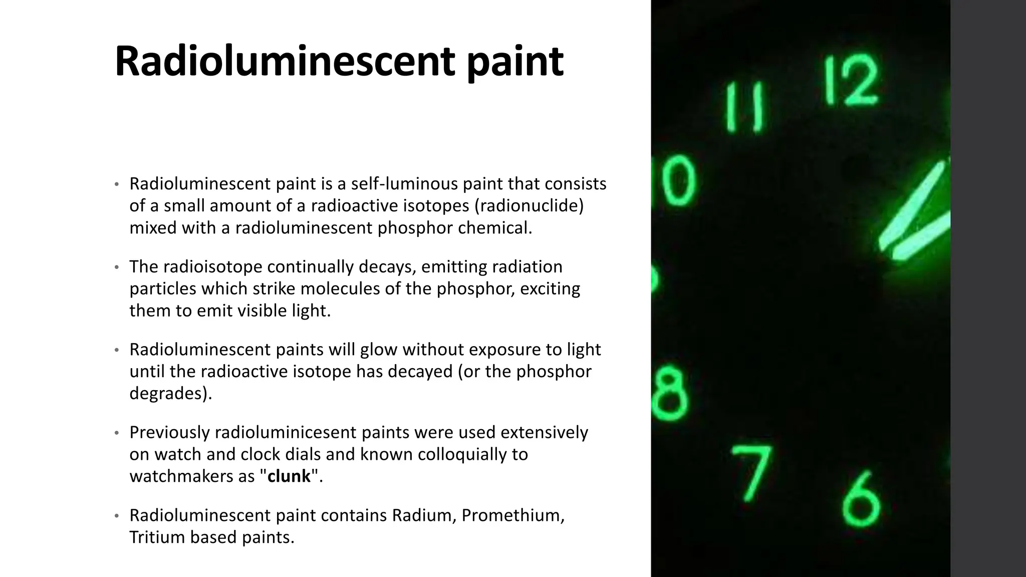 luminous paint ,it's types and uses .pptx