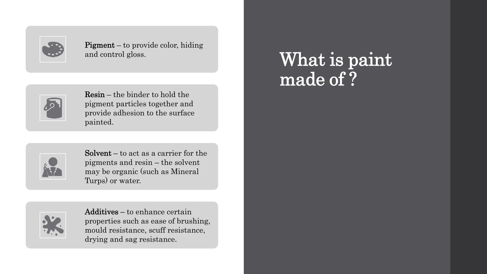 luminous paint ,it's types and uses .pptx