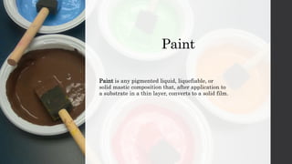 luminous paint ,it's types and uses .pptx