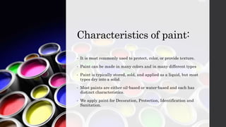luminous paint ,it's types and uses .pptx