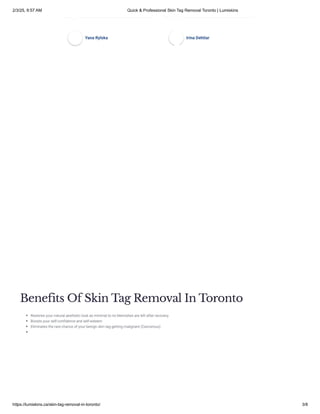 Skin tags typically occur among skin folds including, armpits, under ...