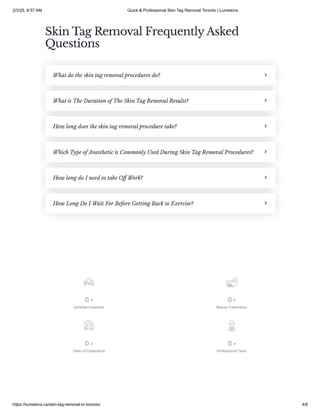 Skin tags typically occur among skin folds including, armpits, under ...