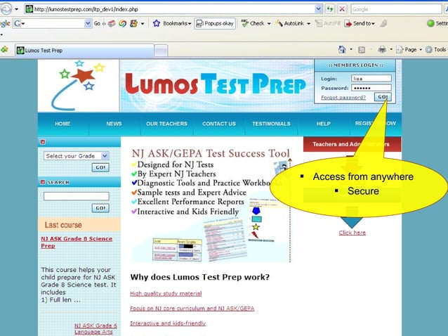 Lumos Student Portal Poster | PPT
