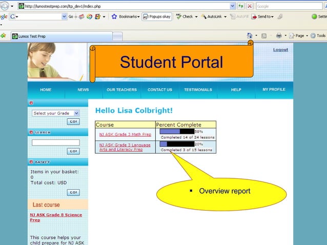 Lumos Student Portal Poster | PPT