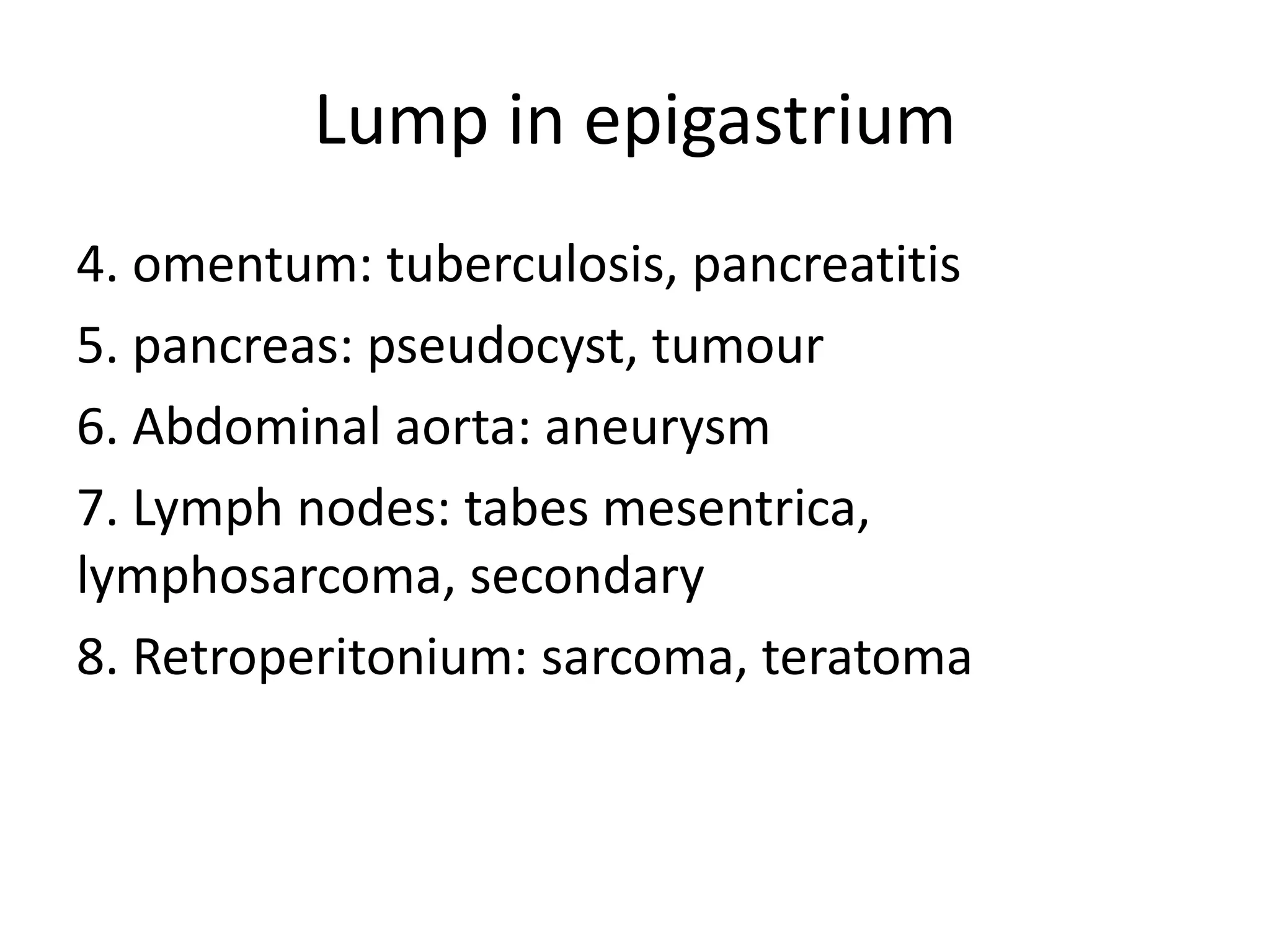 Lump abdomen | PPTX