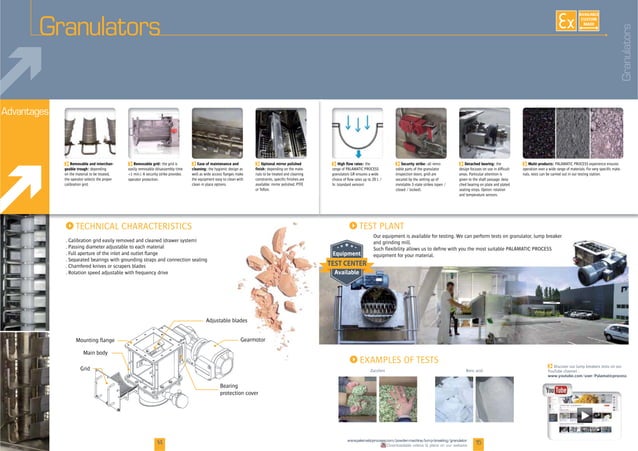 Lump breaking and grinding solutions Palamatic Process | PDF