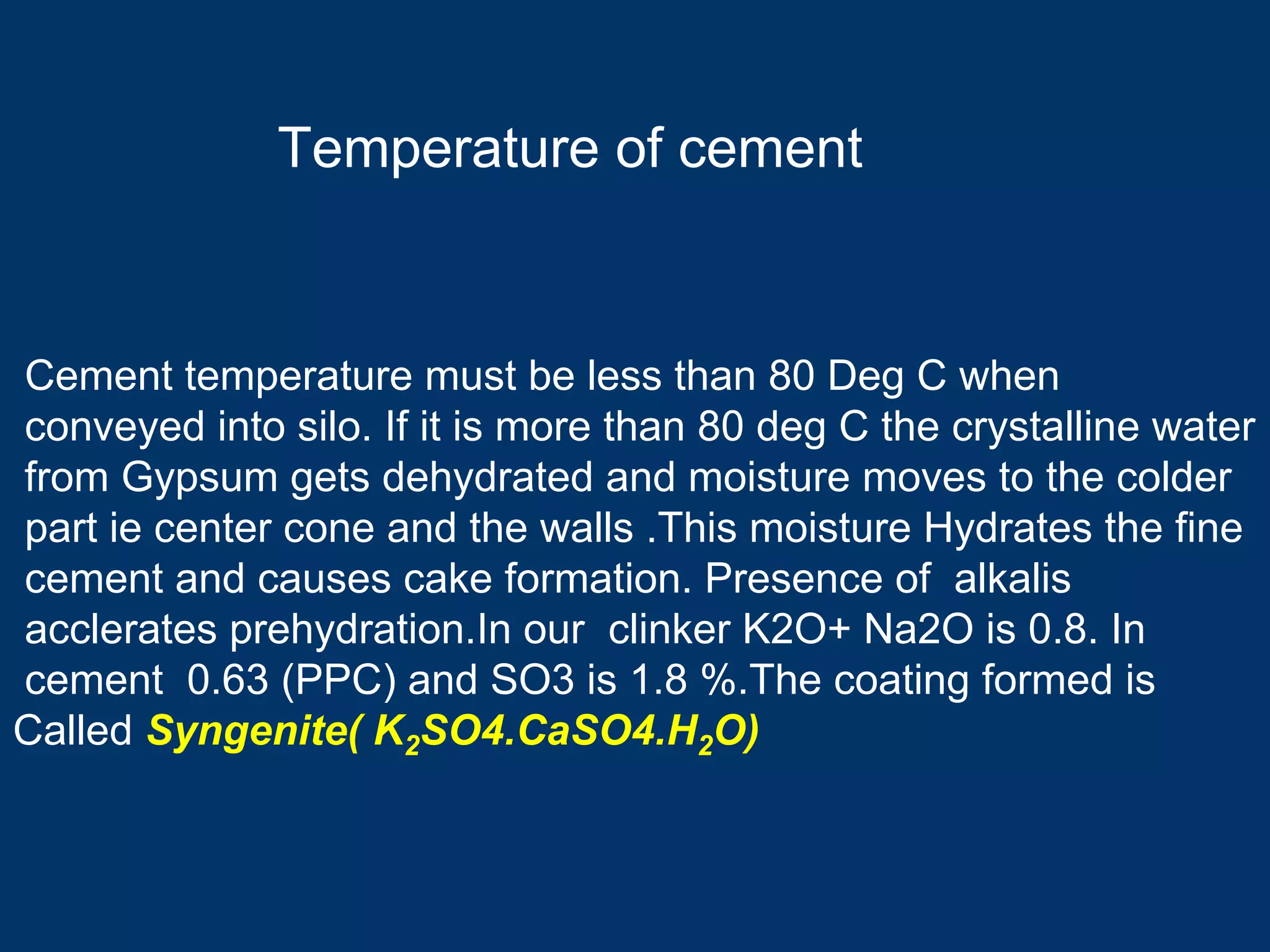 Lump formation in cement silo | PDF