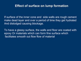 Lump formation in cement silo | PDF