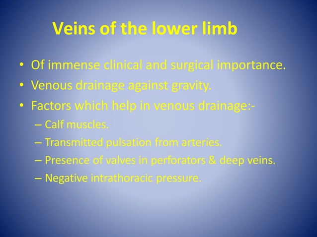 Lymphatics of lower limb | PPTX