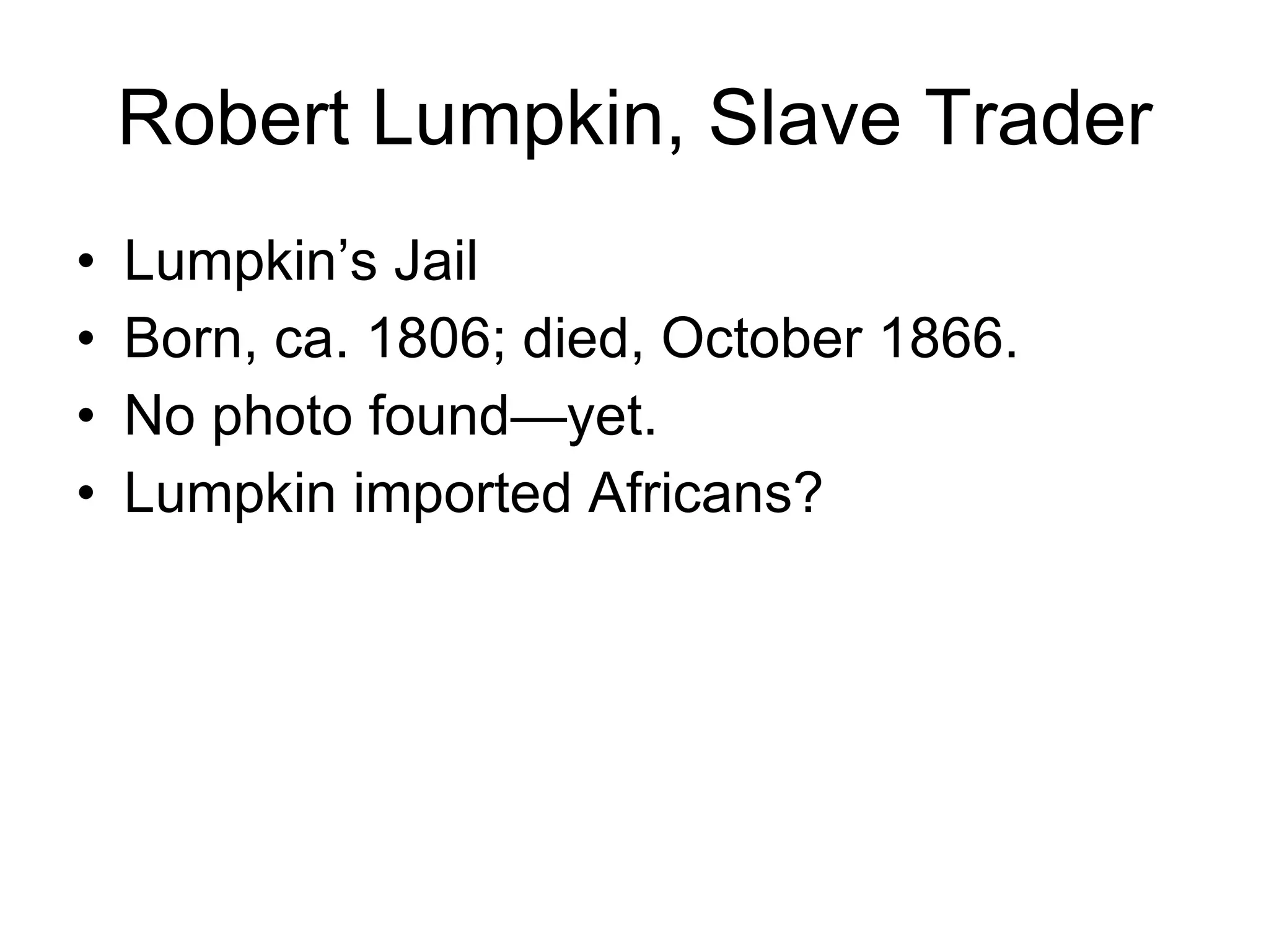 Lumpkin R Hist Vcu 42309 | PPT | Crime & Harmful Acts to Individuals, Society & Human Right ...