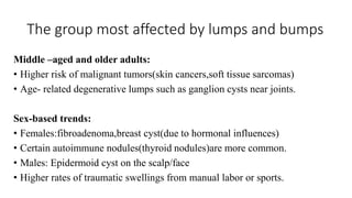 LUMPS AND BUMPS . clinical and ultrasound | PDF