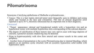 LUMPS AND BUMPS . clinical and ultrasound | PDF