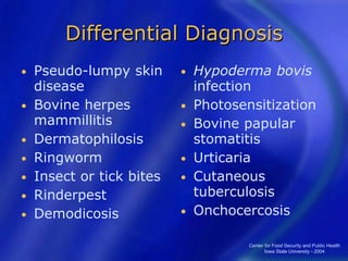 Lumpy skin disease | PDF