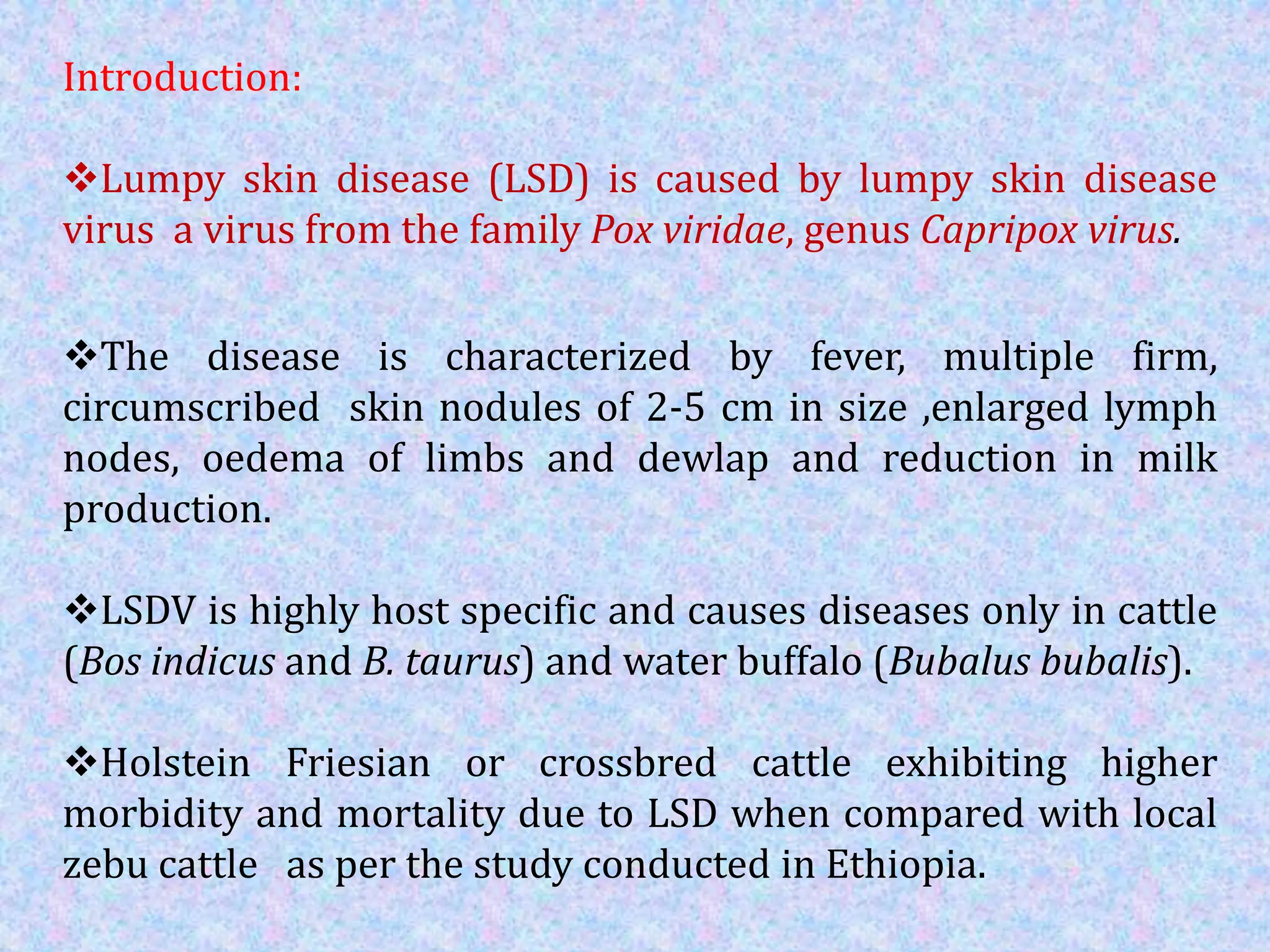 Lumpy skin disease | PPTX