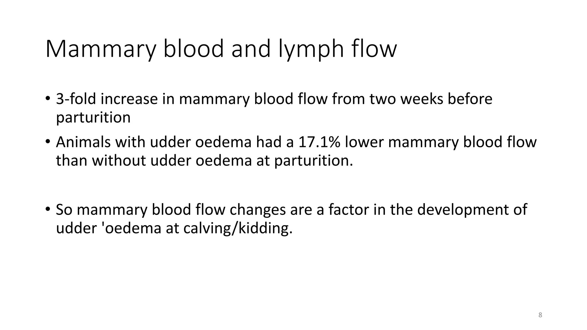 udder edema in goats | PPTX