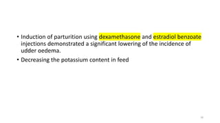 udder edema in goats | PPTX