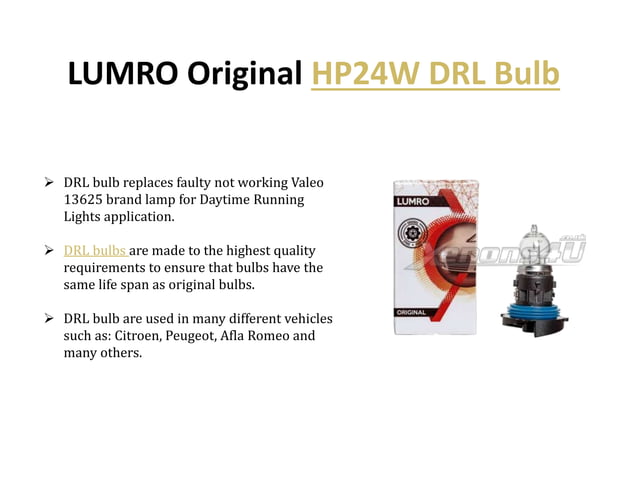 Valeo hp24w bulb by Xenons4u | PPT