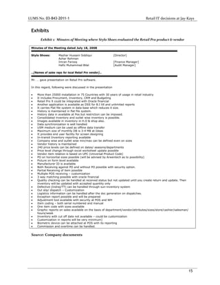 Lums leveraging the stylo shoes experience | PDF | Business | Business ...