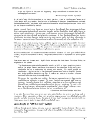 Lums leveraging the stylo shoes experience | PDF | Business | Business ...